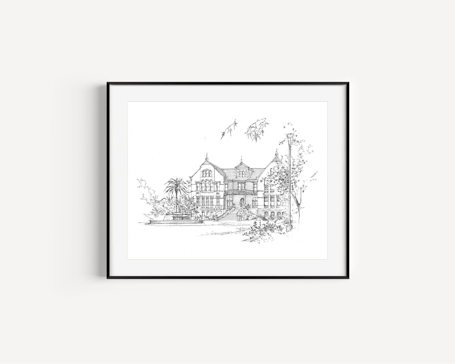 ASU Graduation Gift SALE, Old Main Drawing, Arizona State University ...