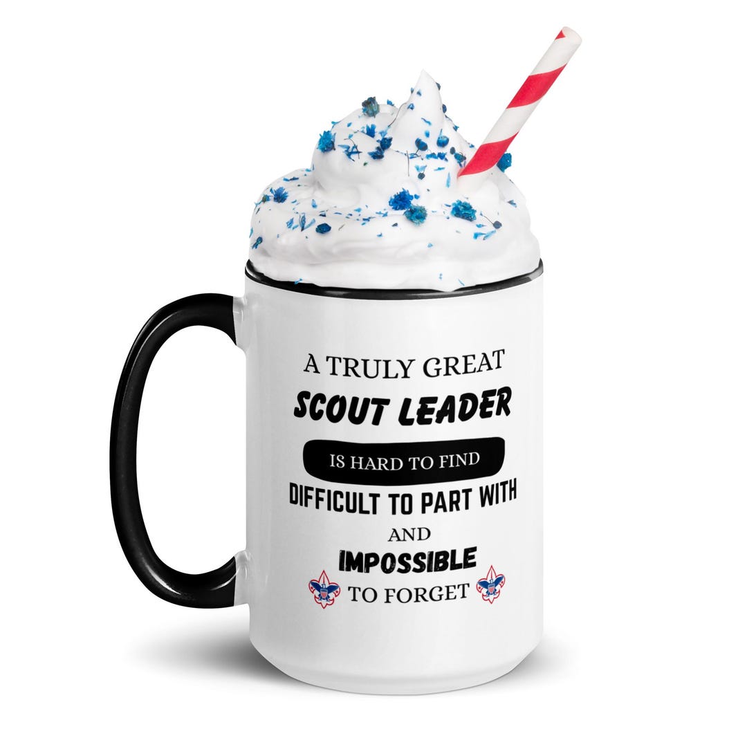 Scout Leader Mug With Color Inside - Etsy