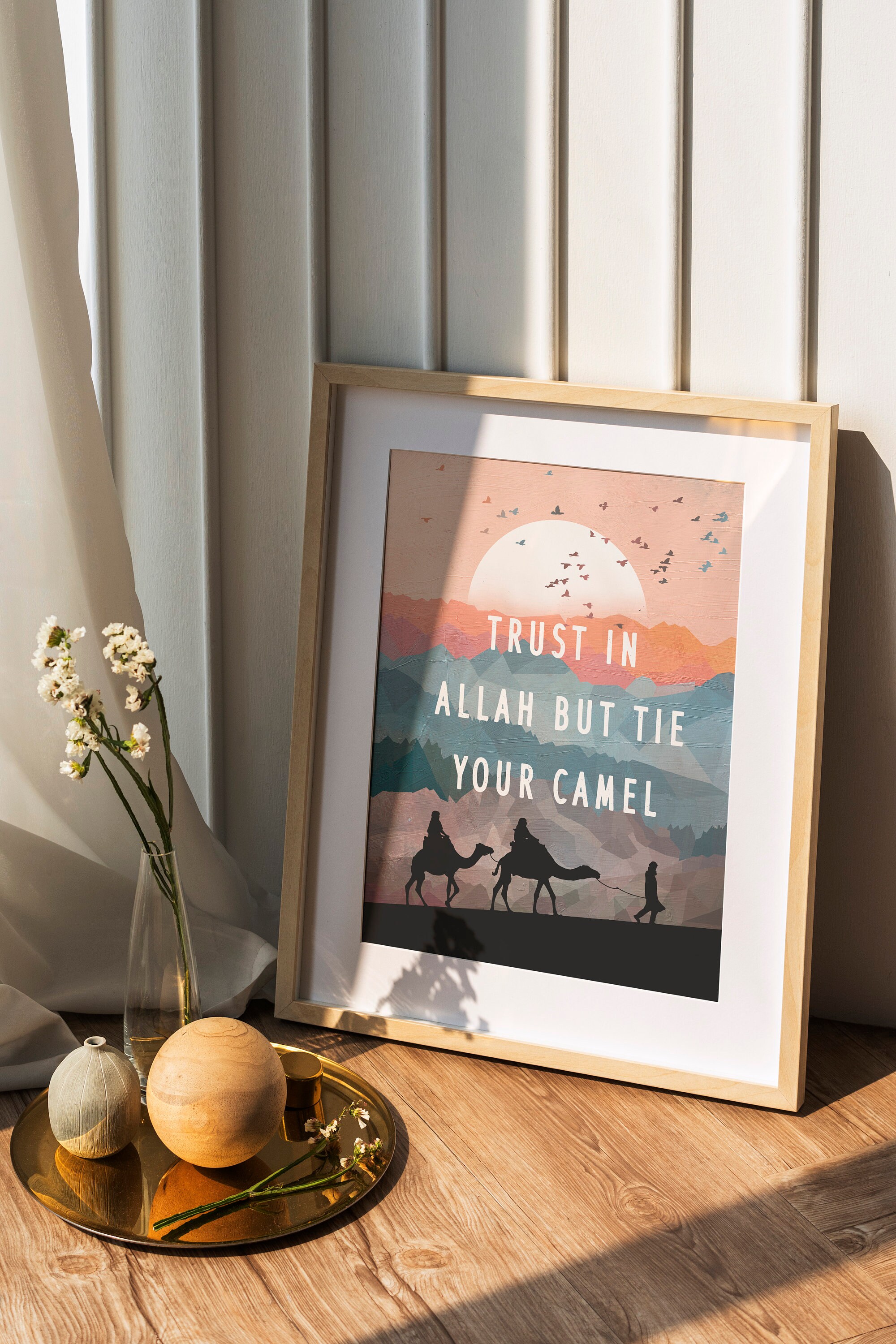 Islamic Typography Poster Modern Islamic Art Print - Etsy