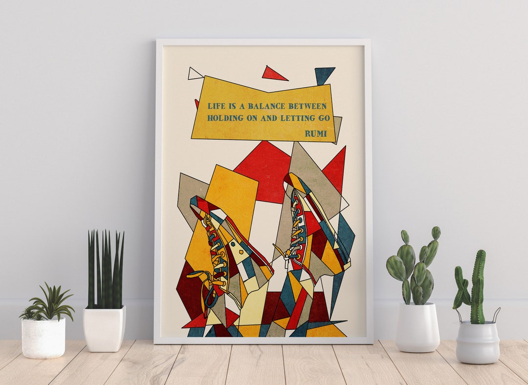 Wpap Pop Art Typography Print, Pop Art Rumi Poster, Pop Art Poster ...
