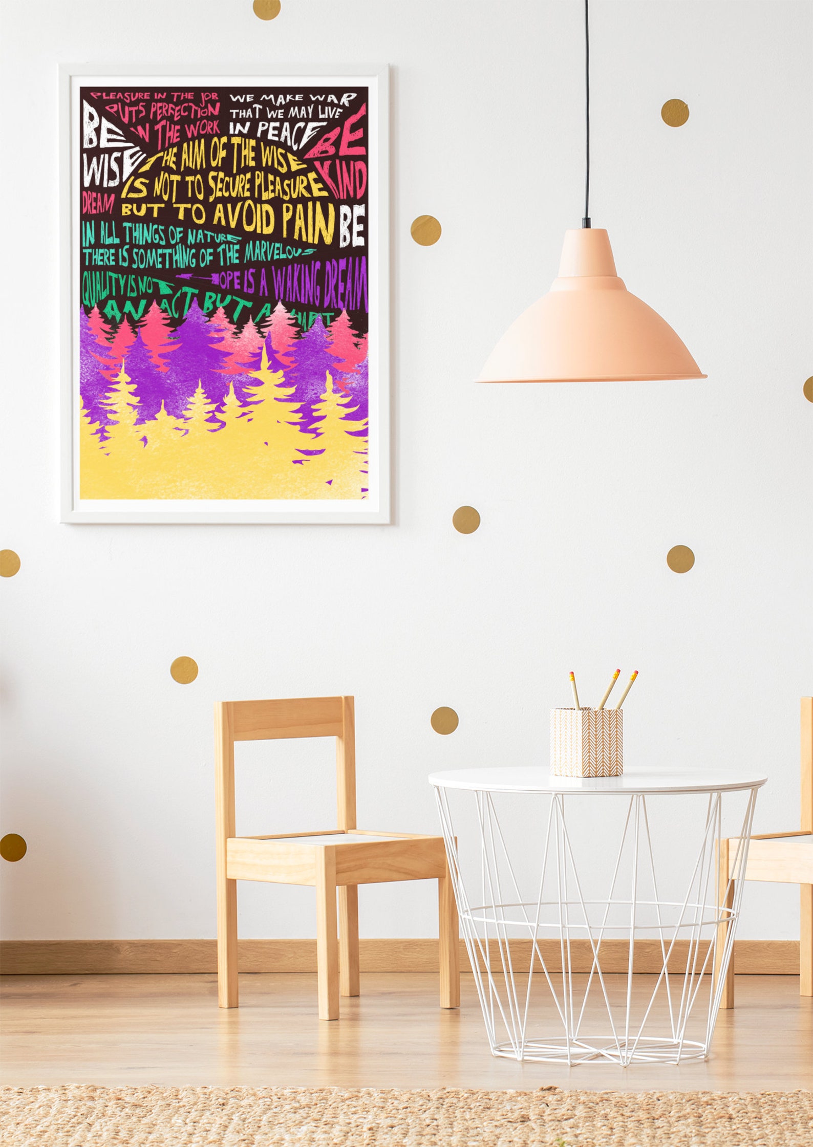 Philosophy Quote Wall Art Witty Quote Home Décor - Etsy