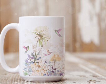 Hummingbird Tea Mug - Etsy
