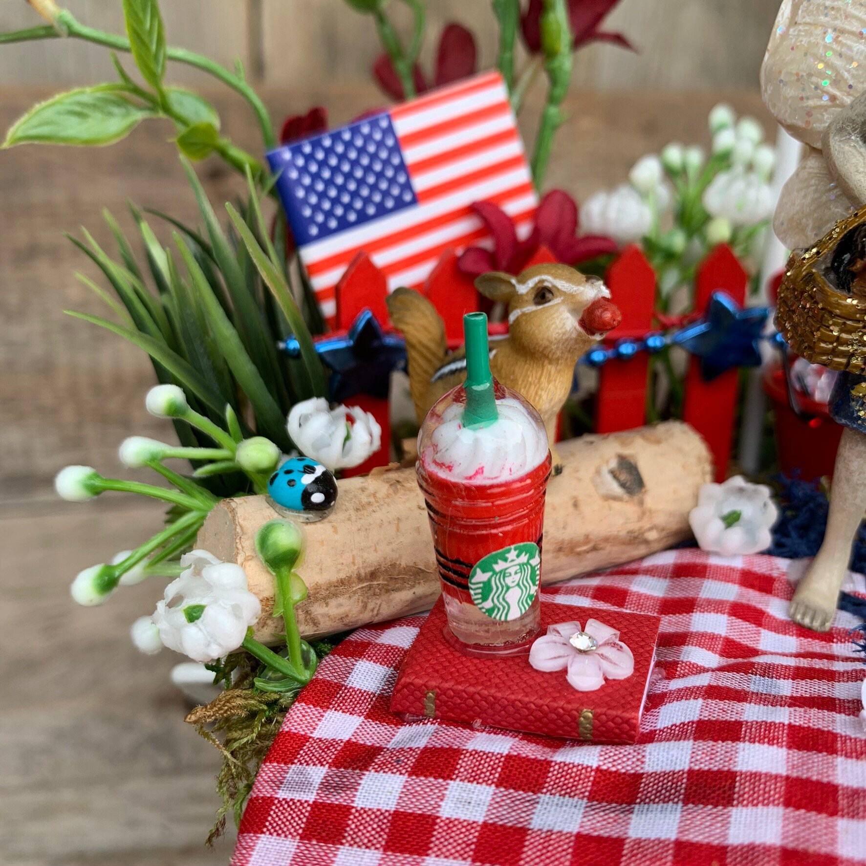 Fairy Garden Fourth of July Fairy Garden/4th of July - Etsy Singapore