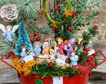 Miniature Nativity - Etsy