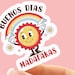 Coño Holographic Sticker - Funny Spanish Sticker - Puerto Rico Stickers ...