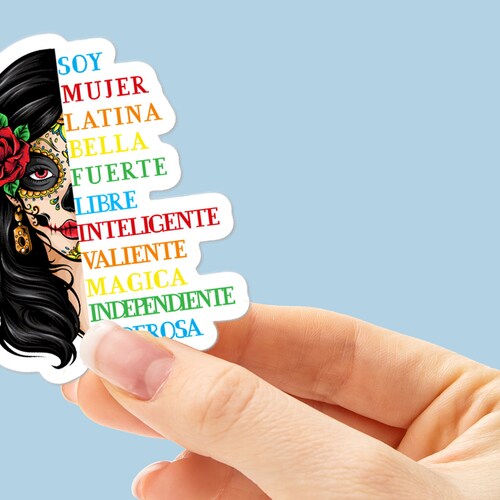 Mujer Latina Sticker Mexican Sticker Mexicana Sticker | Etsy