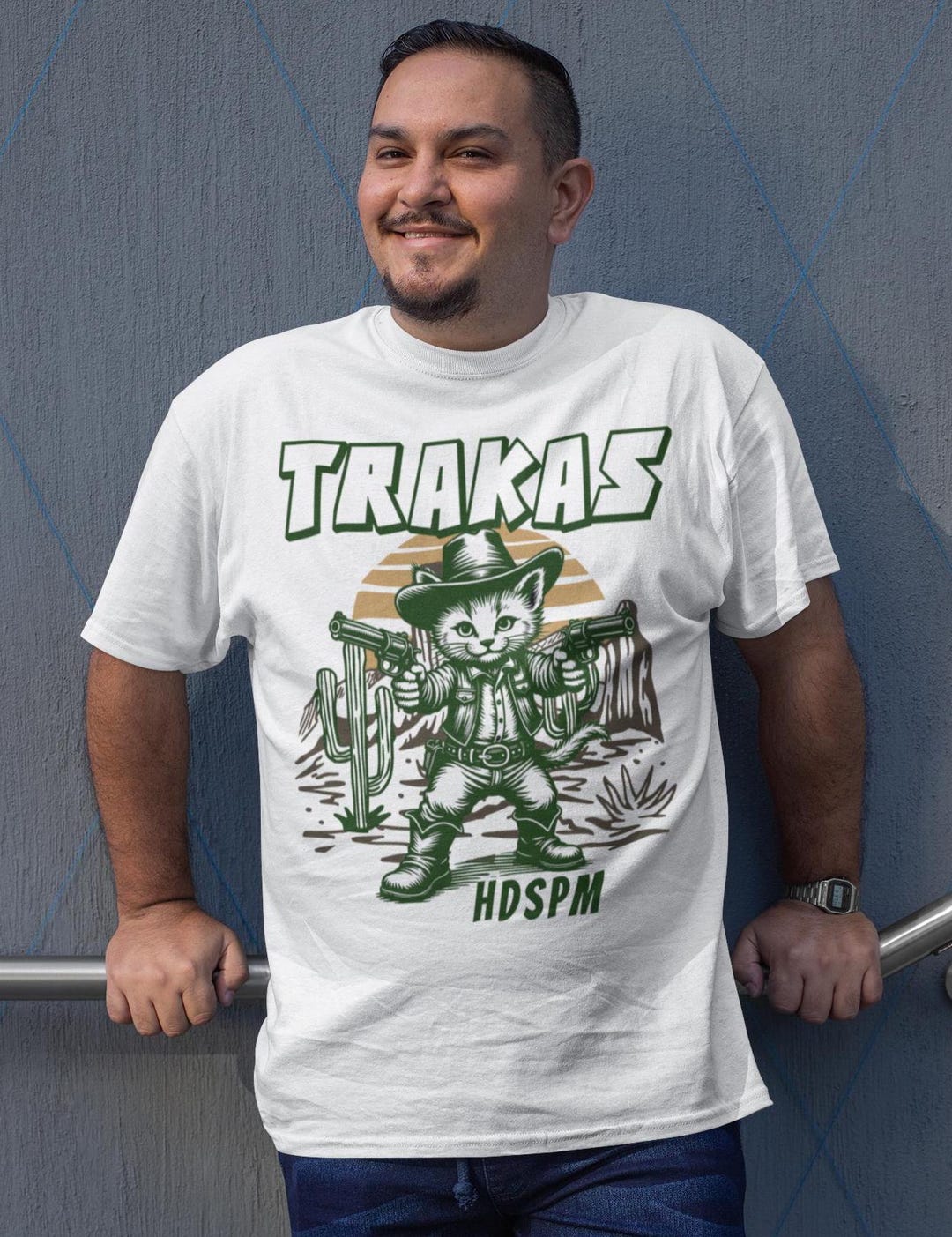TRAKAS Shirt, Mexican Shirt, Regalos En Español, Cowboy Cat Shirt, Cute ...