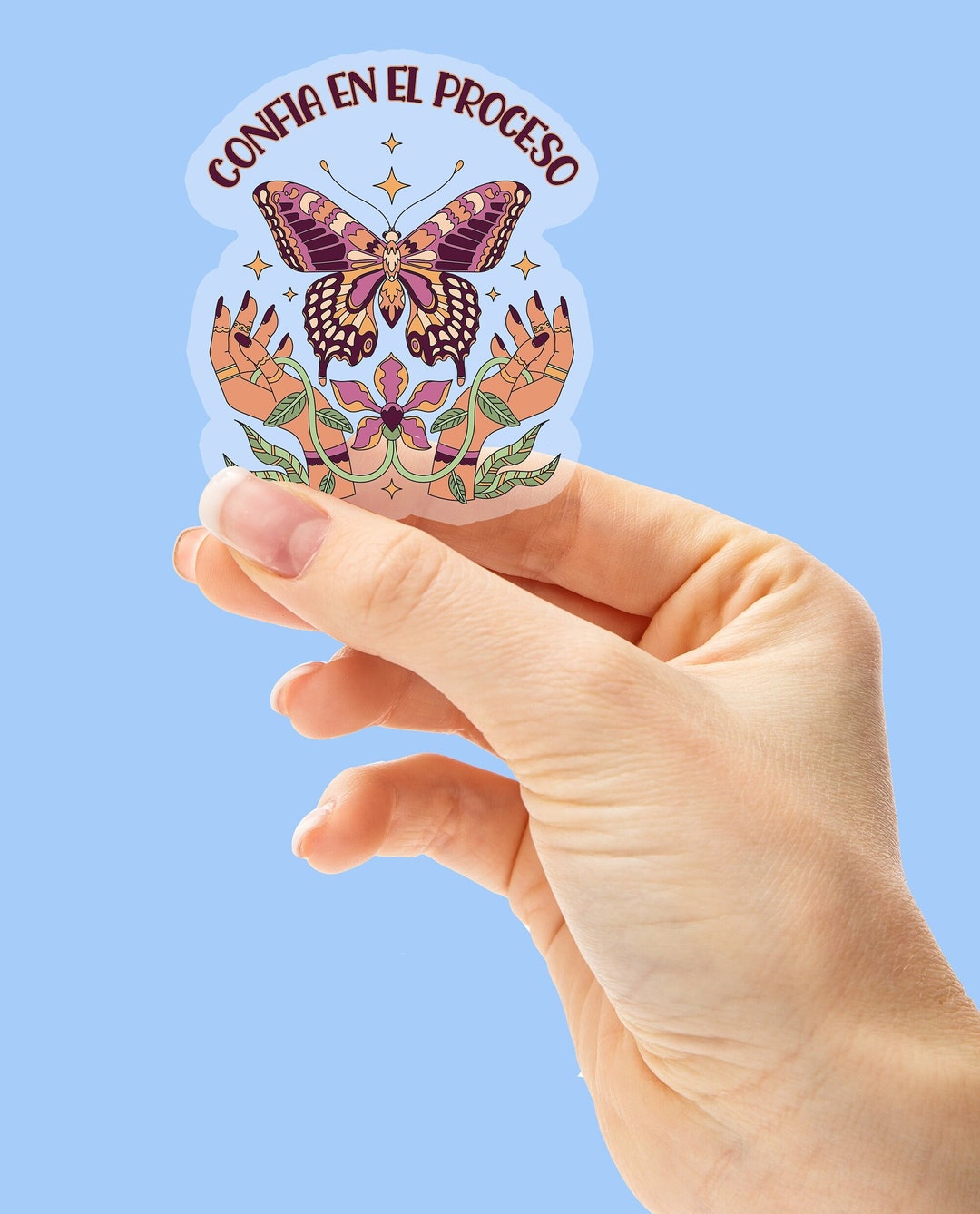 Confia En El Proceso Stiker, Latina Sticker, Latina Gift, Spanish ...