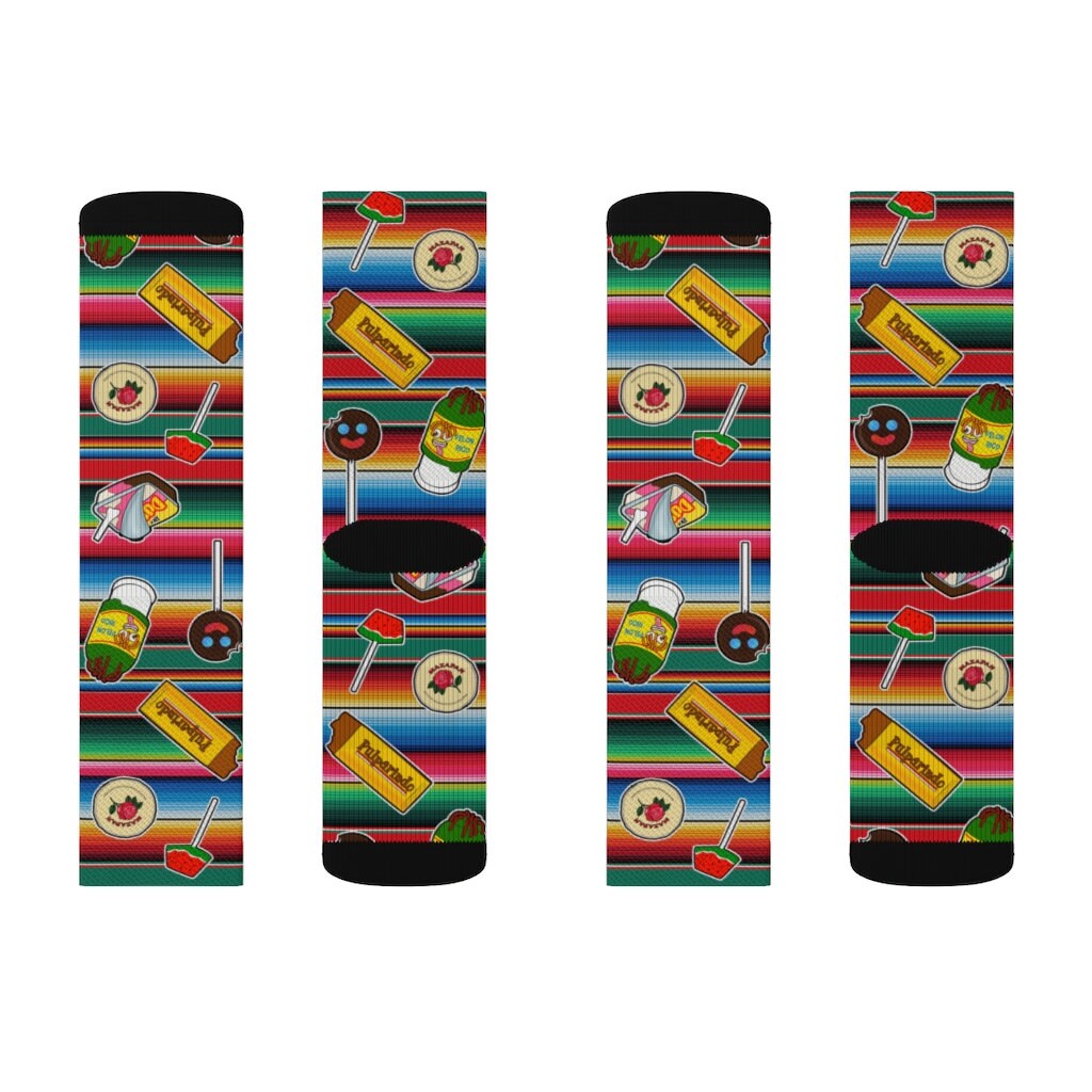 Dulces Mexicanos Socks Mexican Socks Calcetines Mexicanos | Etsy