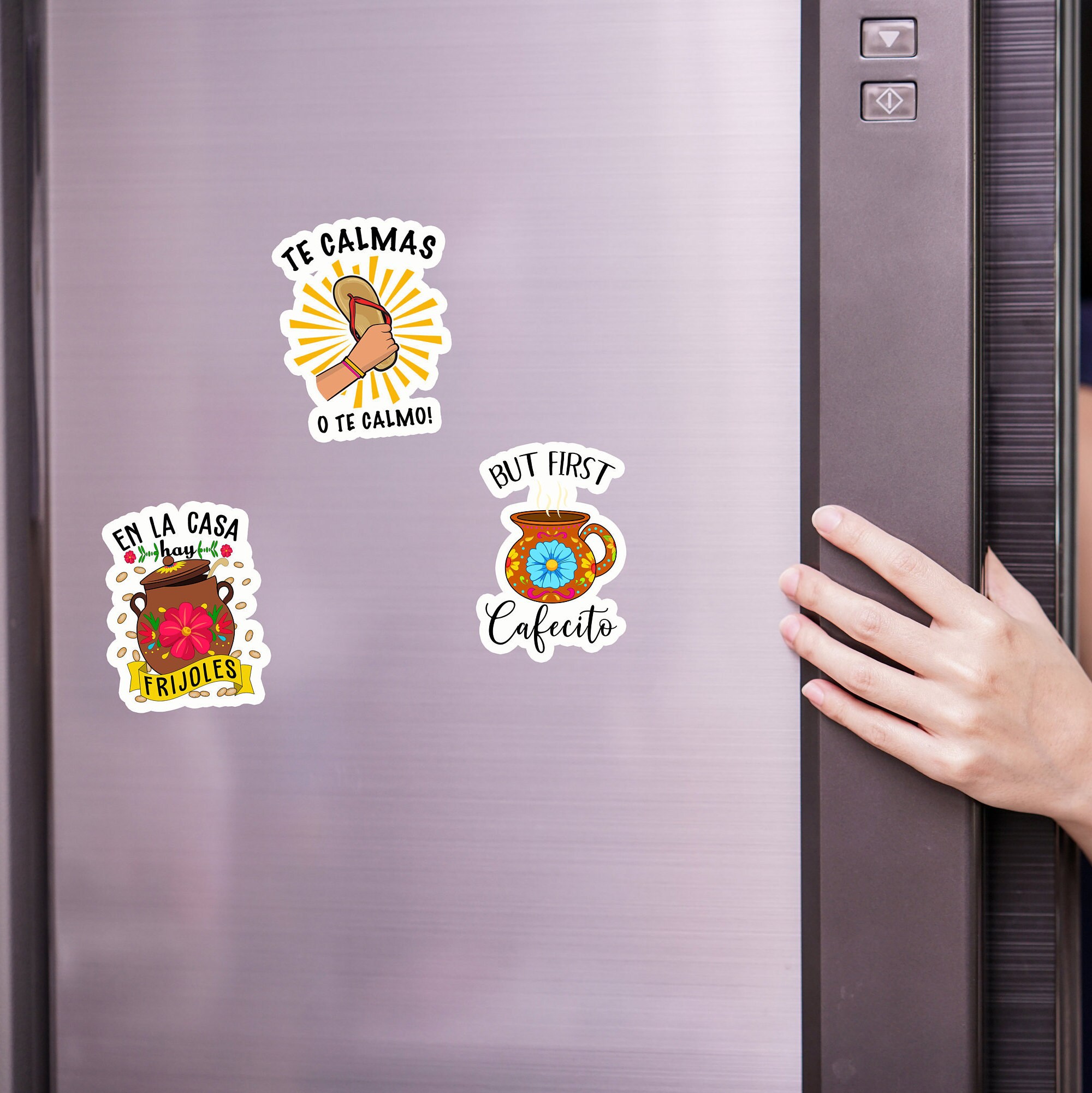 Te Calmas O Te Calmo Sticker La Chancla Sticker Regalos Para | Etsy