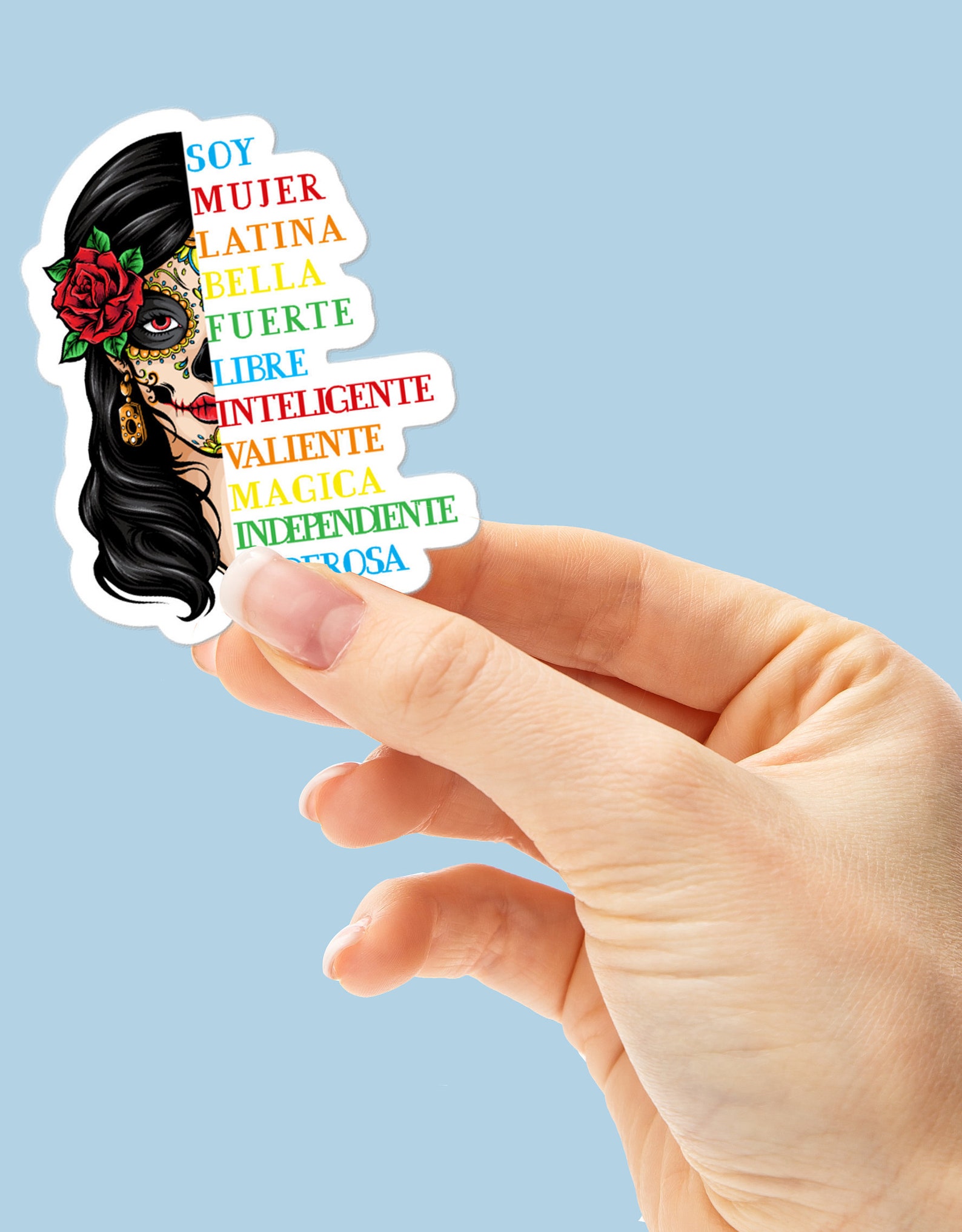 Mujer Latina Sticker Mexican Sticker Mexicana Sticker | Etsy