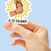 Te Calmas O Te Calmo Sticker La Chancla Sticker Regalos Para - Etsy