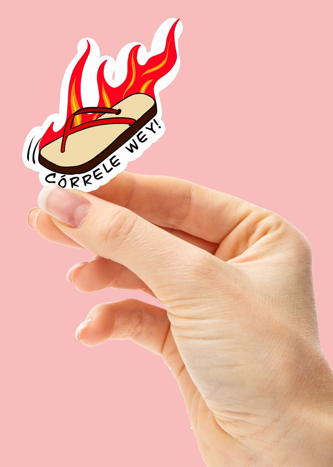 Córrele Wey! Sticker, La Chancla Sticker, Regalos En Español ...