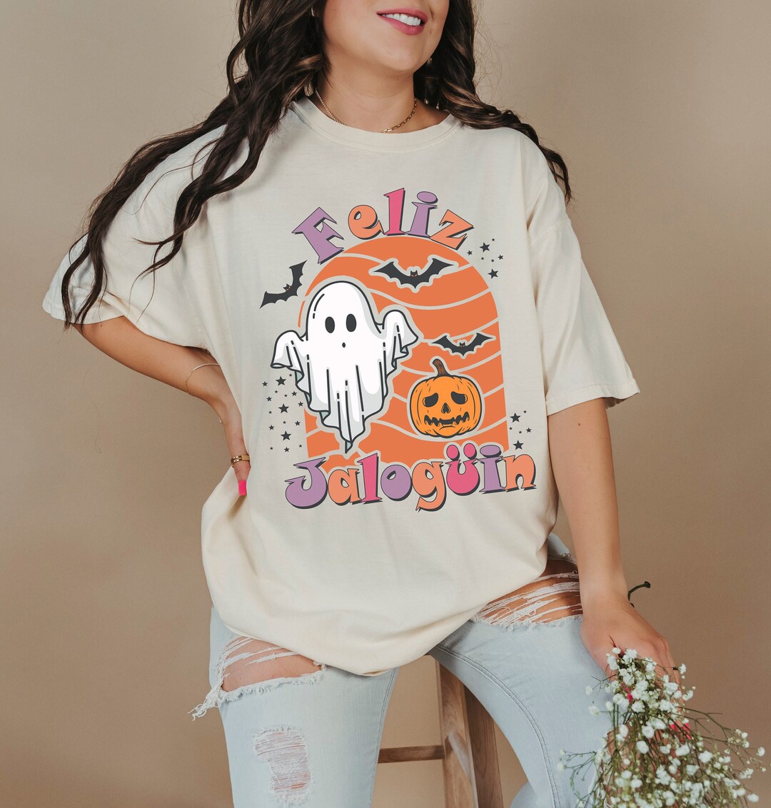 Feliz Jaloguin Shirt, Comfort Colors, Dia De Muertos Shirt, Latina ...