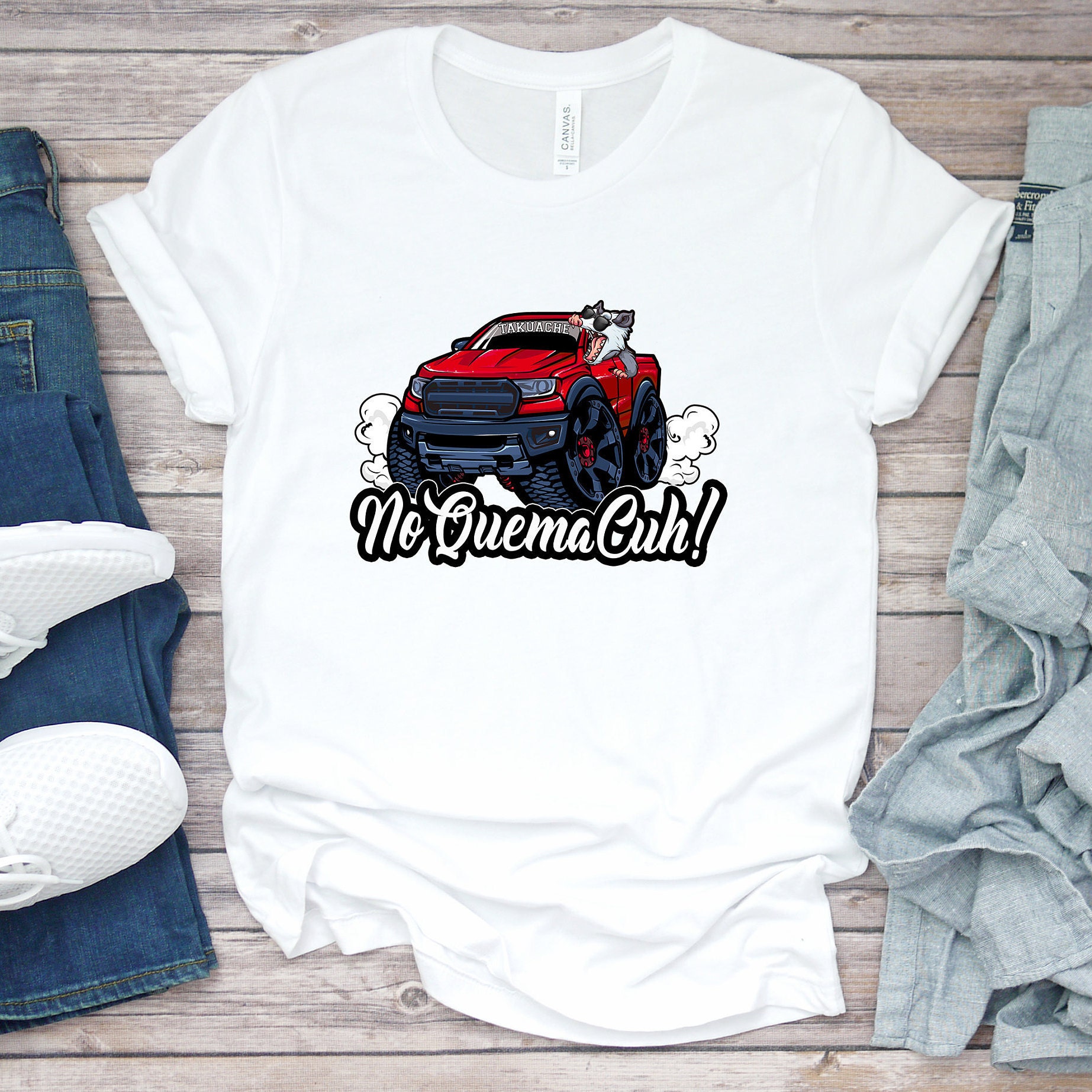 Takuache Trokiando Shirt, Takuache Shirt, Trokiando Shirt, No Quema Cuh ...