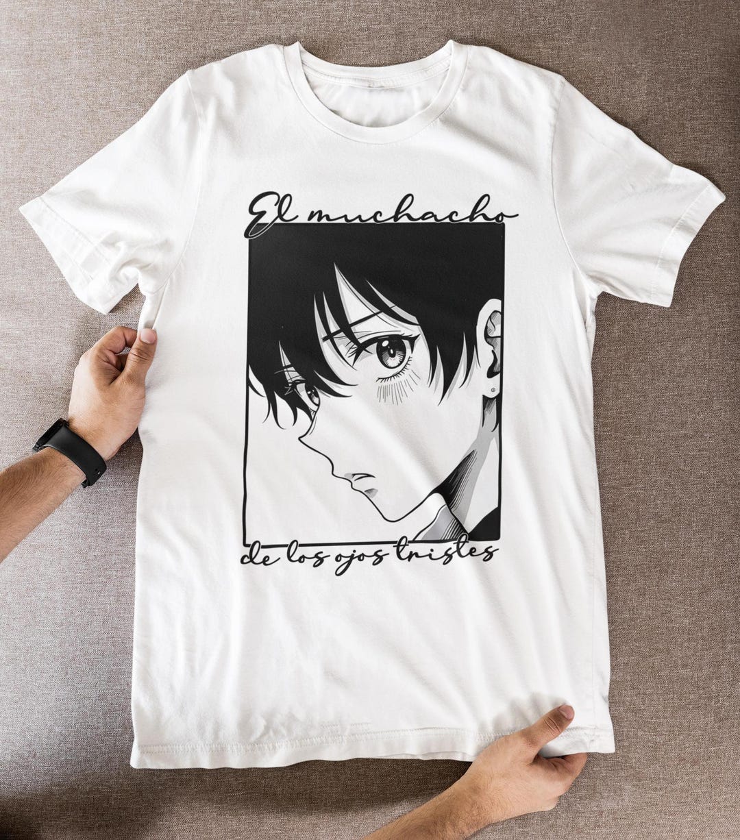 El Muchacho De Los Ojos Tristes Shirt, Spanish Shirt, Las Marias Shirt ...