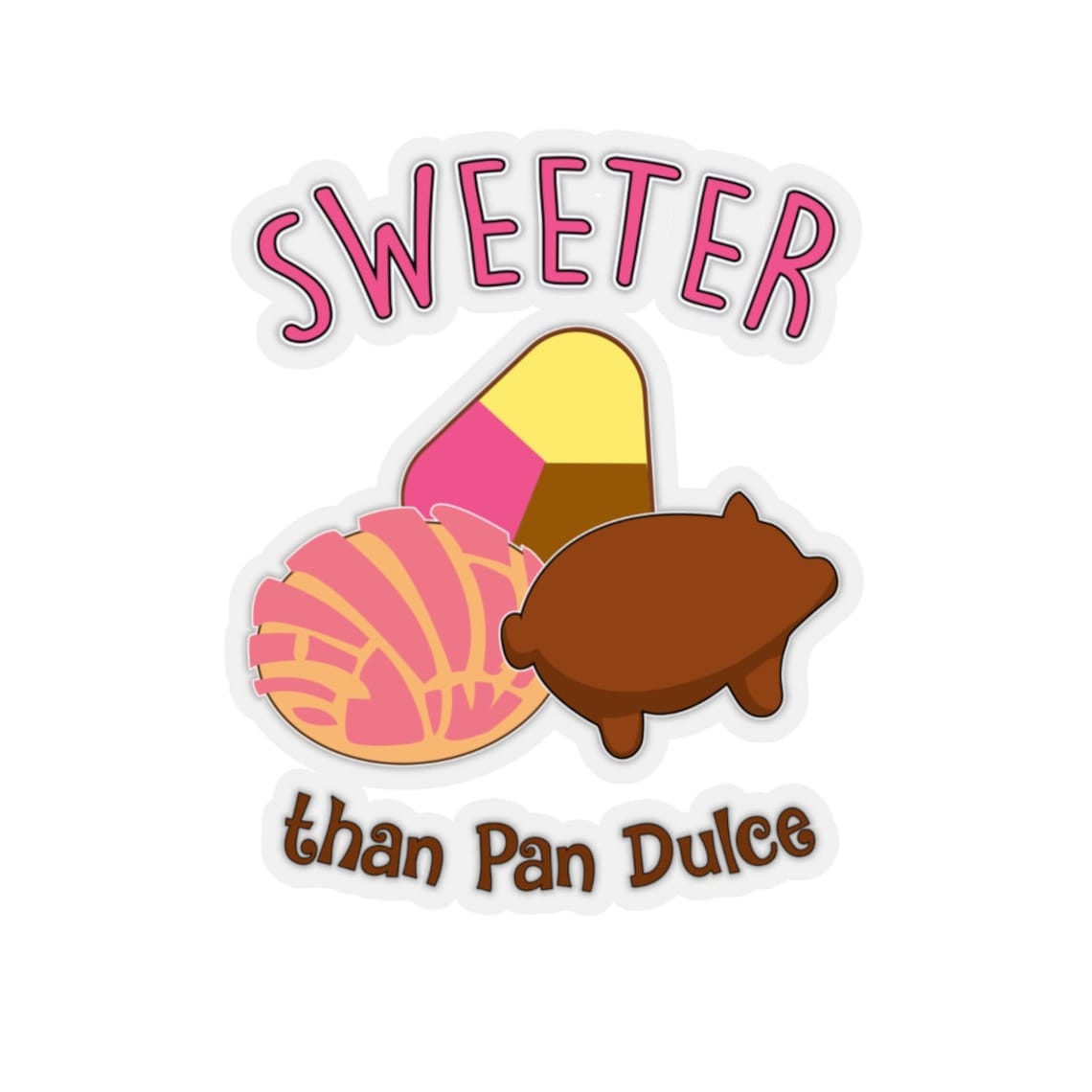 Sweeter Than Pan Dulce Sticker Latin Sticker Mexican | Etsy