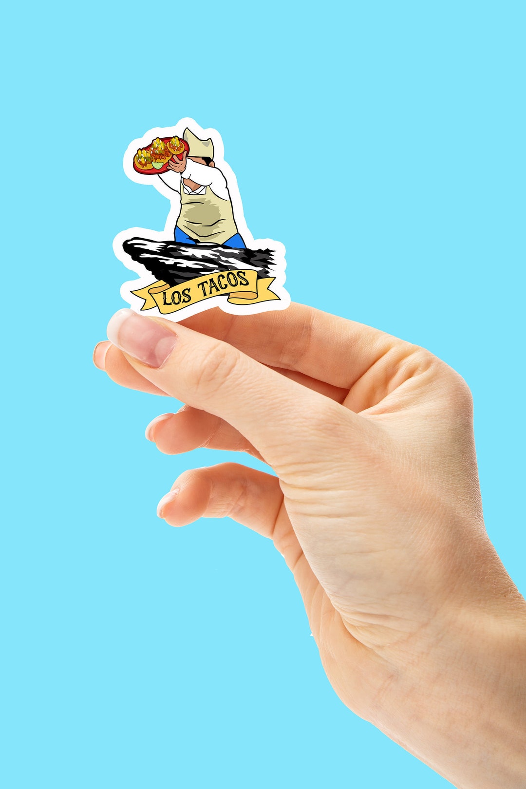 Los Tacos Sticker, Tacos Al Pastor Sticker, Mexican Sticker, Mexican ...