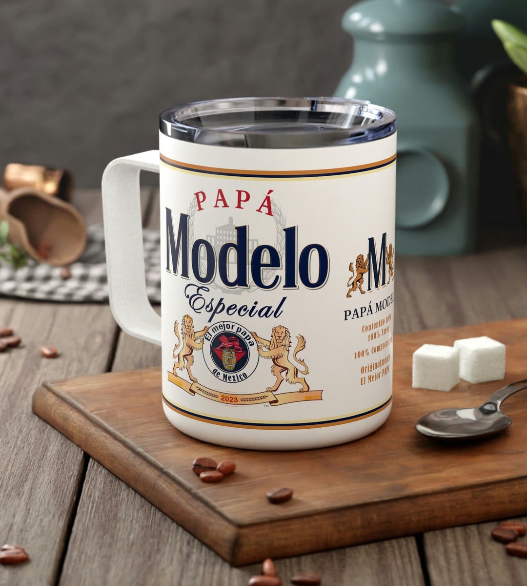 Papa Modelo Insulated Coffee Mug, Regalos Para Papa, Regalos En Español ...