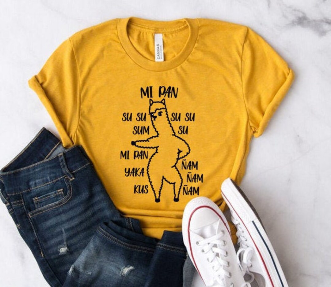 Mi Pan Su Su Sum Shirt Mi Pan Shirt Mi Pan Su Su Su Llama - Etsy