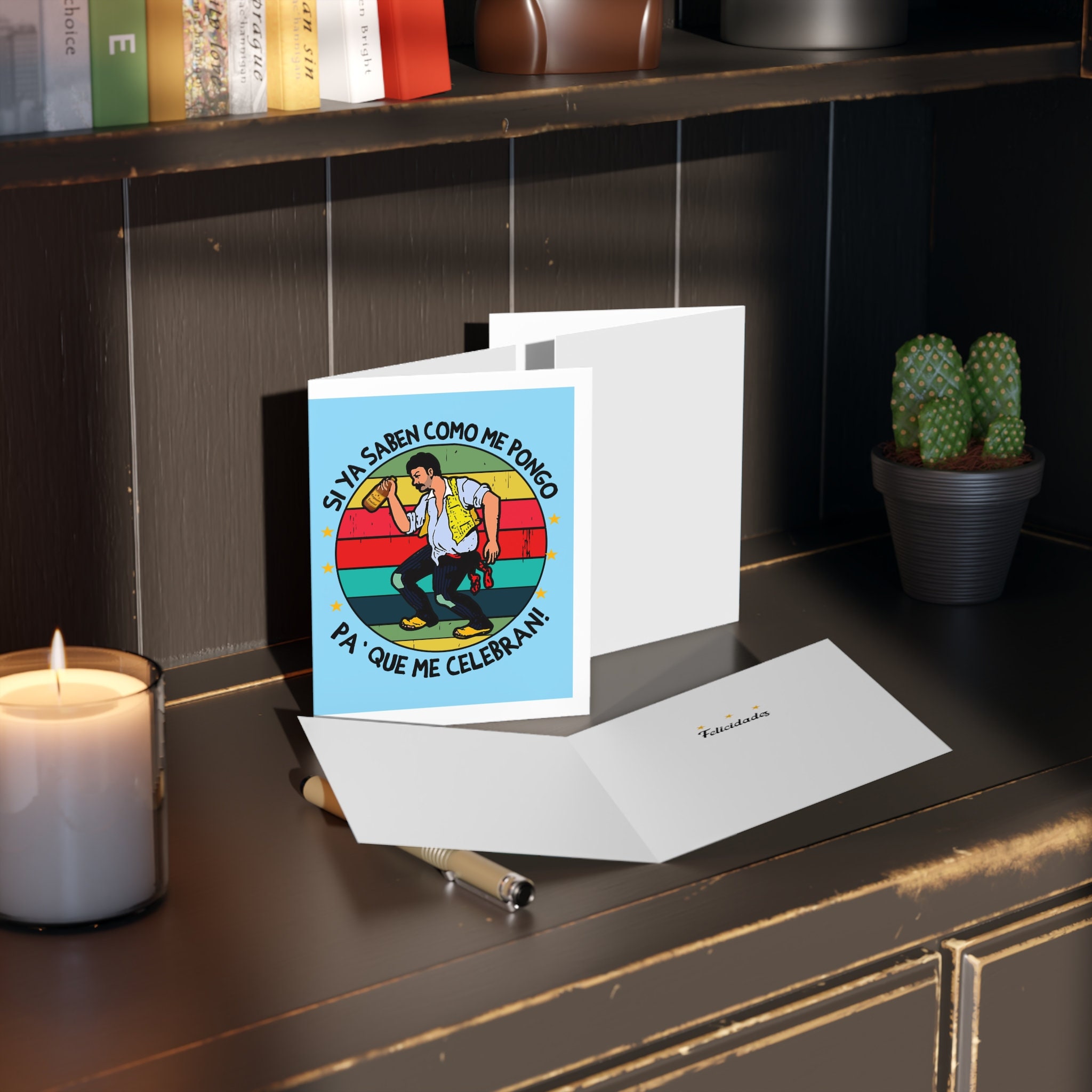 Funny Latin Dad Card: Si Ya Saben Como Me Pongo, Porque Me Celebran - Etsy