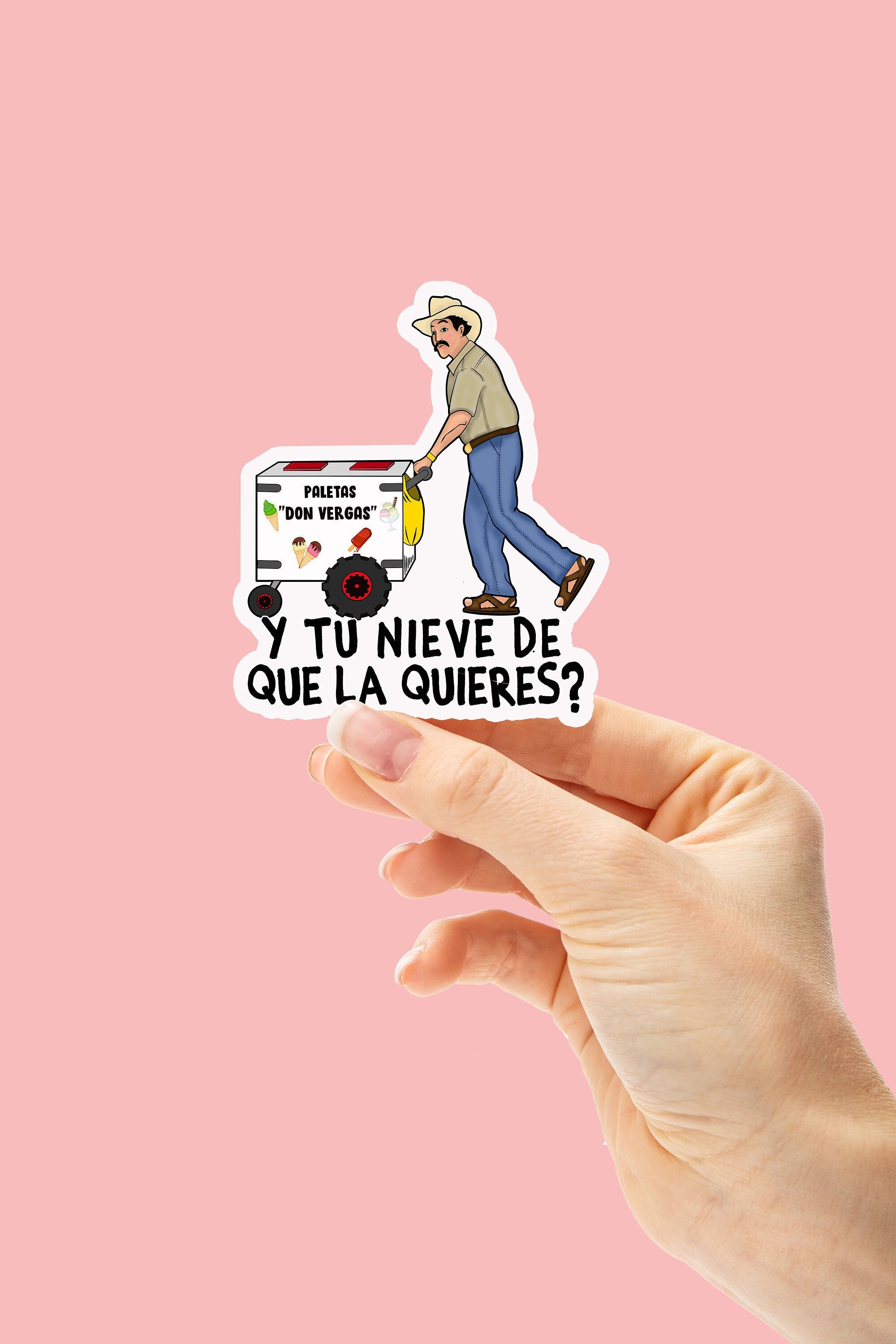 El Paletero Sticker Latina Sticker Funny Mexican Sticker - Etsy
