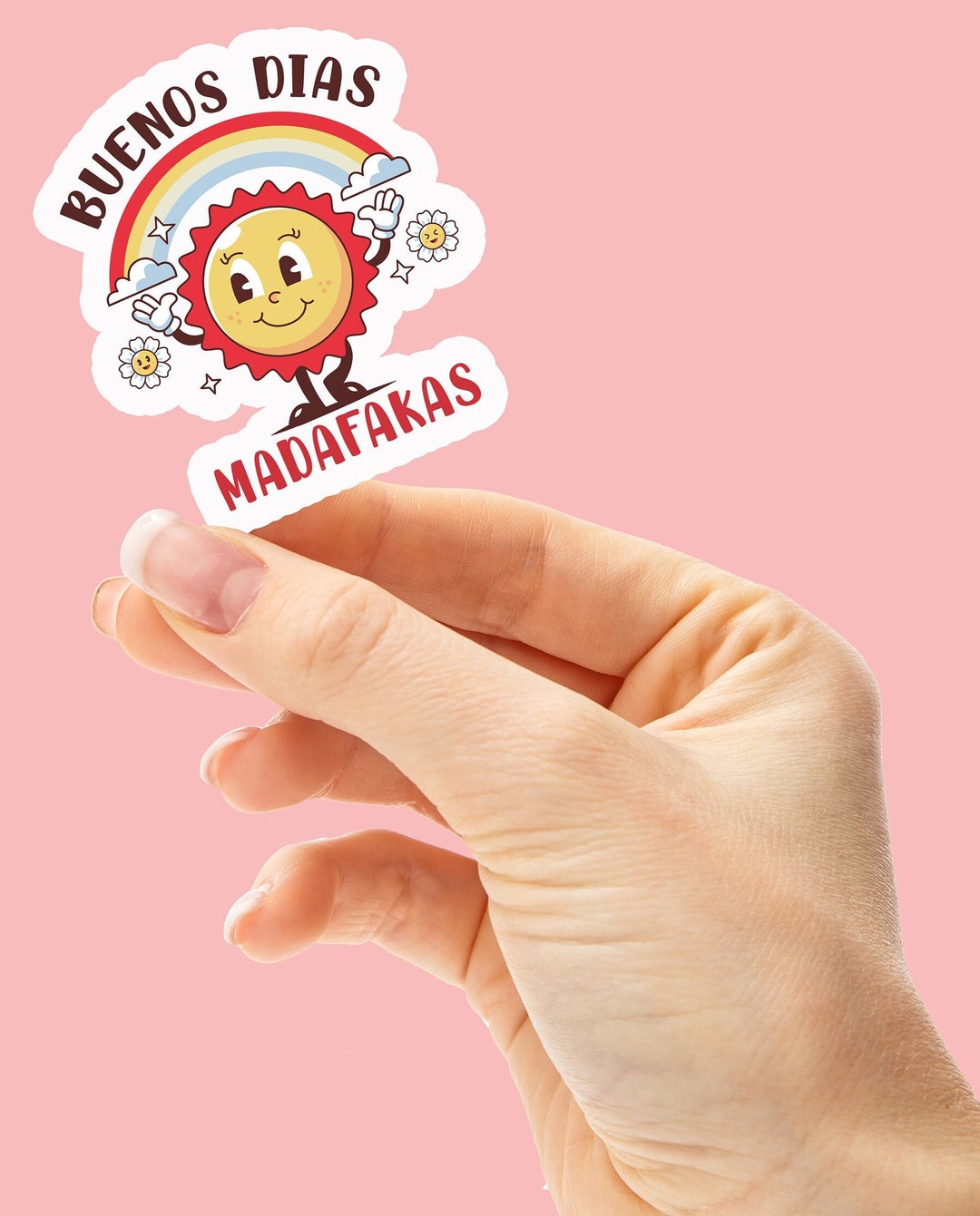 Buenos Dias Madafakas Sticker, Spanish Sticker, Latina Sticker, Latina ...