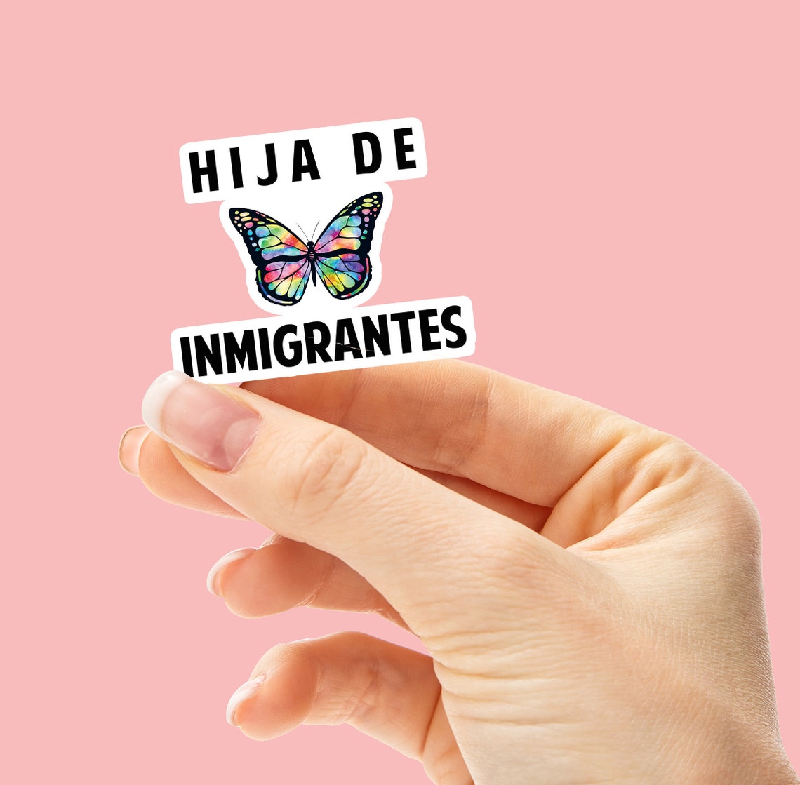 Hija De Inmigrantes Sticker Inmigrante Sticker Migration - Etsy