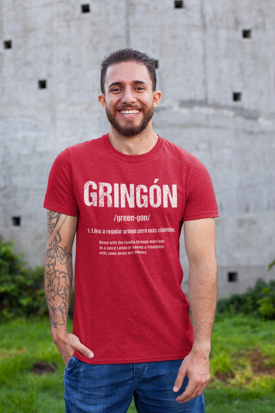 Gringon Like A Regular Gringo Pero Mas Chingon Shirt, Funny Shirts in ...