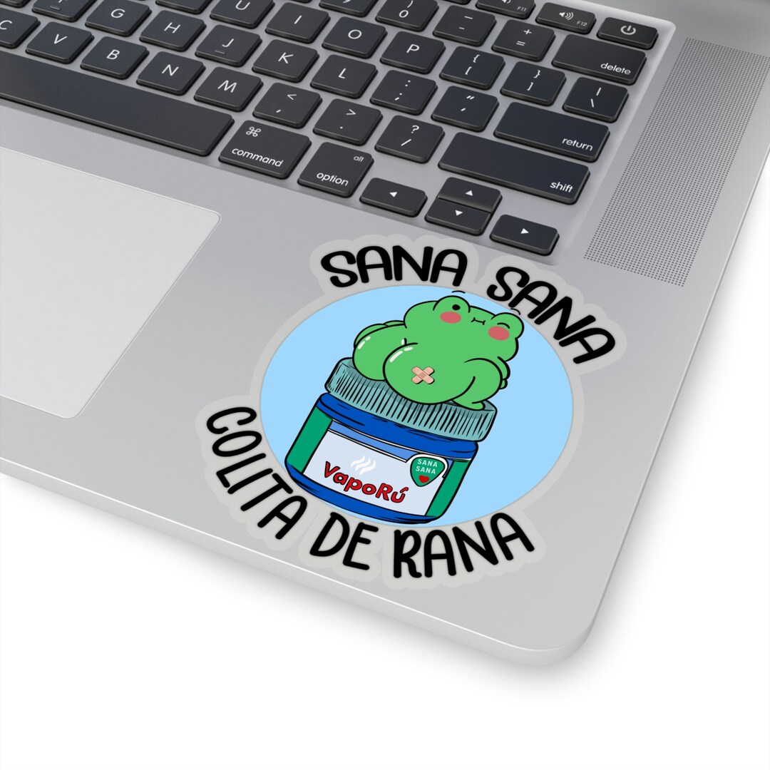 Sana Sana Colita De Rana Sticker: Vaporub Frog - Latina Gift - Etsy