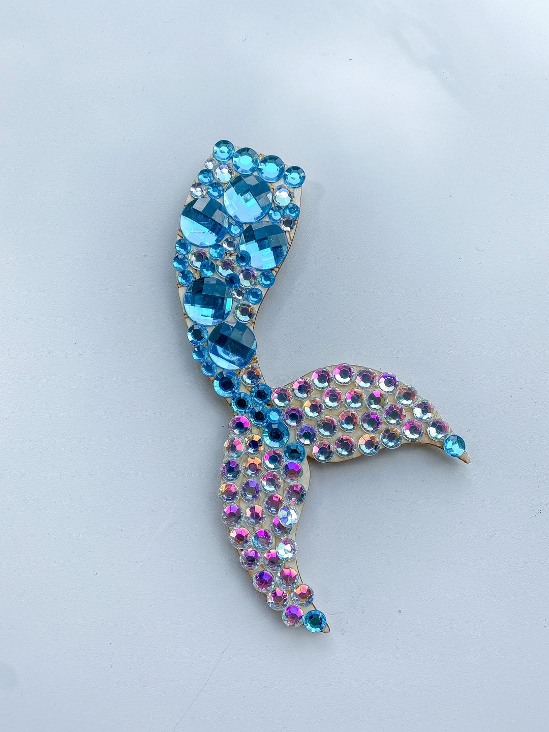 Bedazzled Mermaid Tail Magnet - Etsy