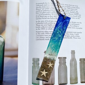 Ocean Resin Bookmark - Etsy