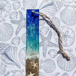 Ocean Resin Bookmark - Etsy