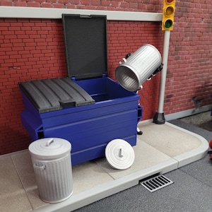 1:18/4 Inch Scale Dumpster Unpainted - Etsy
