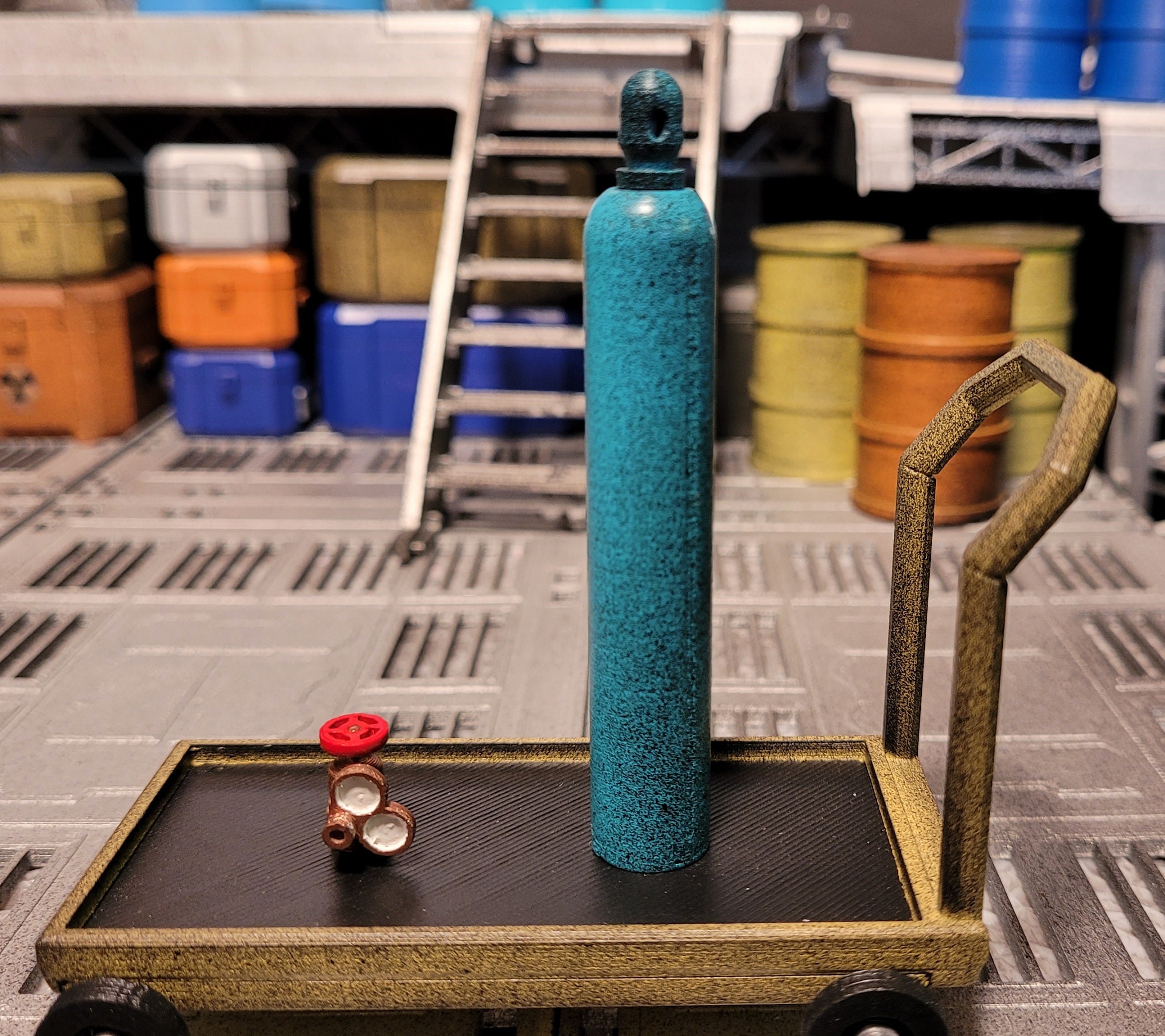 Industrial Gas Cylinder Tall W/ Magnetic Tops 1/18 4 Inch - Etsy