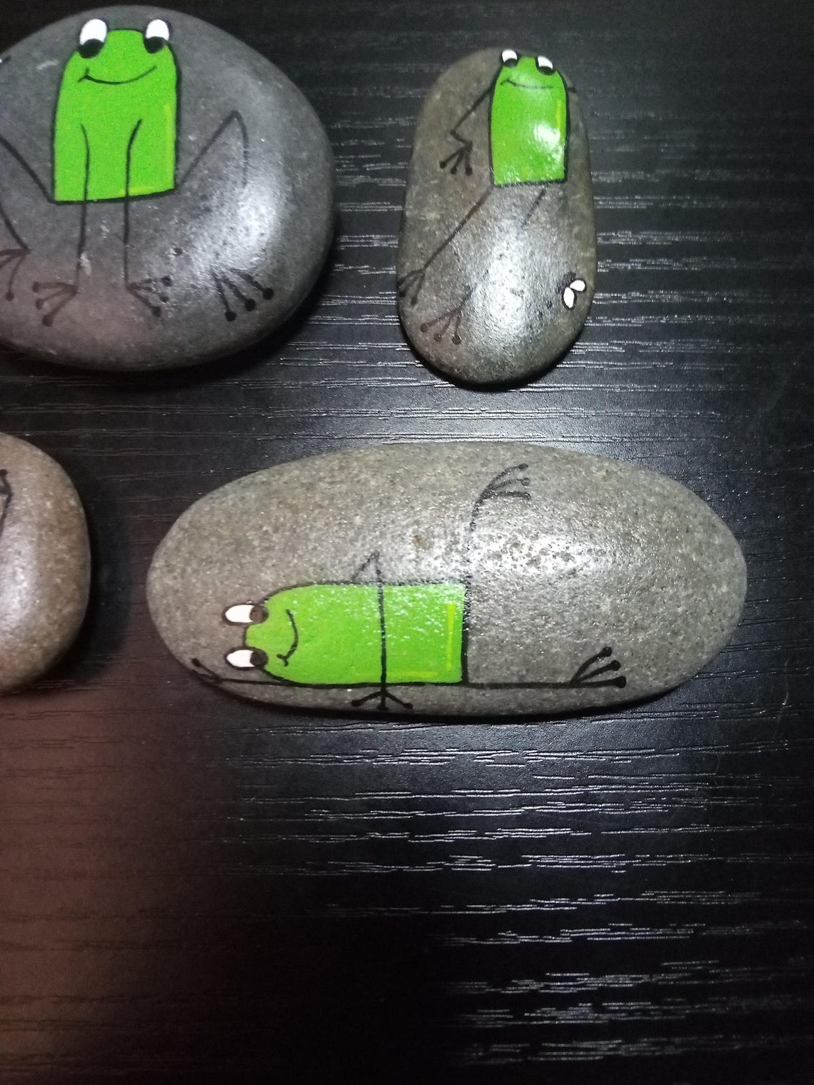 Frog Painted Rocks - Etsy