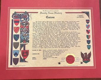 Connolly Family Coat of Arms and Family History Print - Etsy