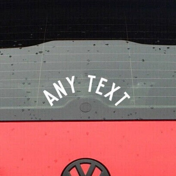 Curved Decal - Etsy