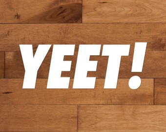 Yeet Car Decal - Etsy