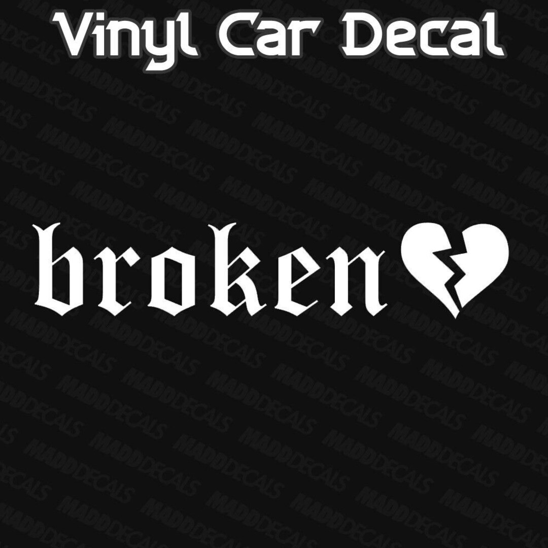 Broken Sad Boyz Vinyl Decal JDM Car Scene Banner Decal Sticker - Etsy