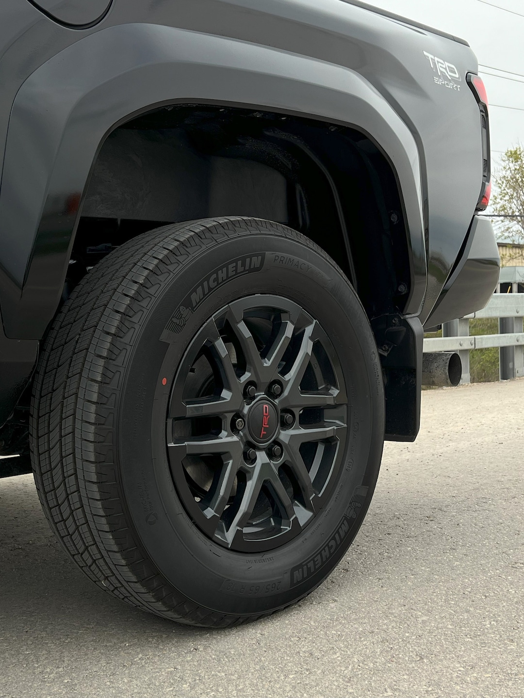 Vinyl Blackout Overlay Kit for 2024 Tacoma TRD Sport Wheels Chrome ...