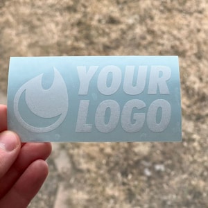 Custom Logo Decal Company Business Decal Sticker Die Cut Vinyl Window ...