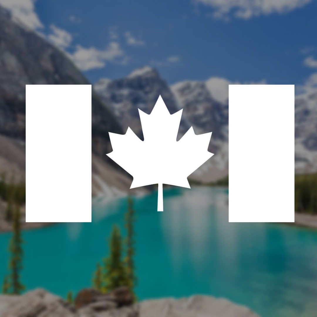 Canada Flag Decal Sticker High Quality | Car Decal | Laptop Decal - Etsy