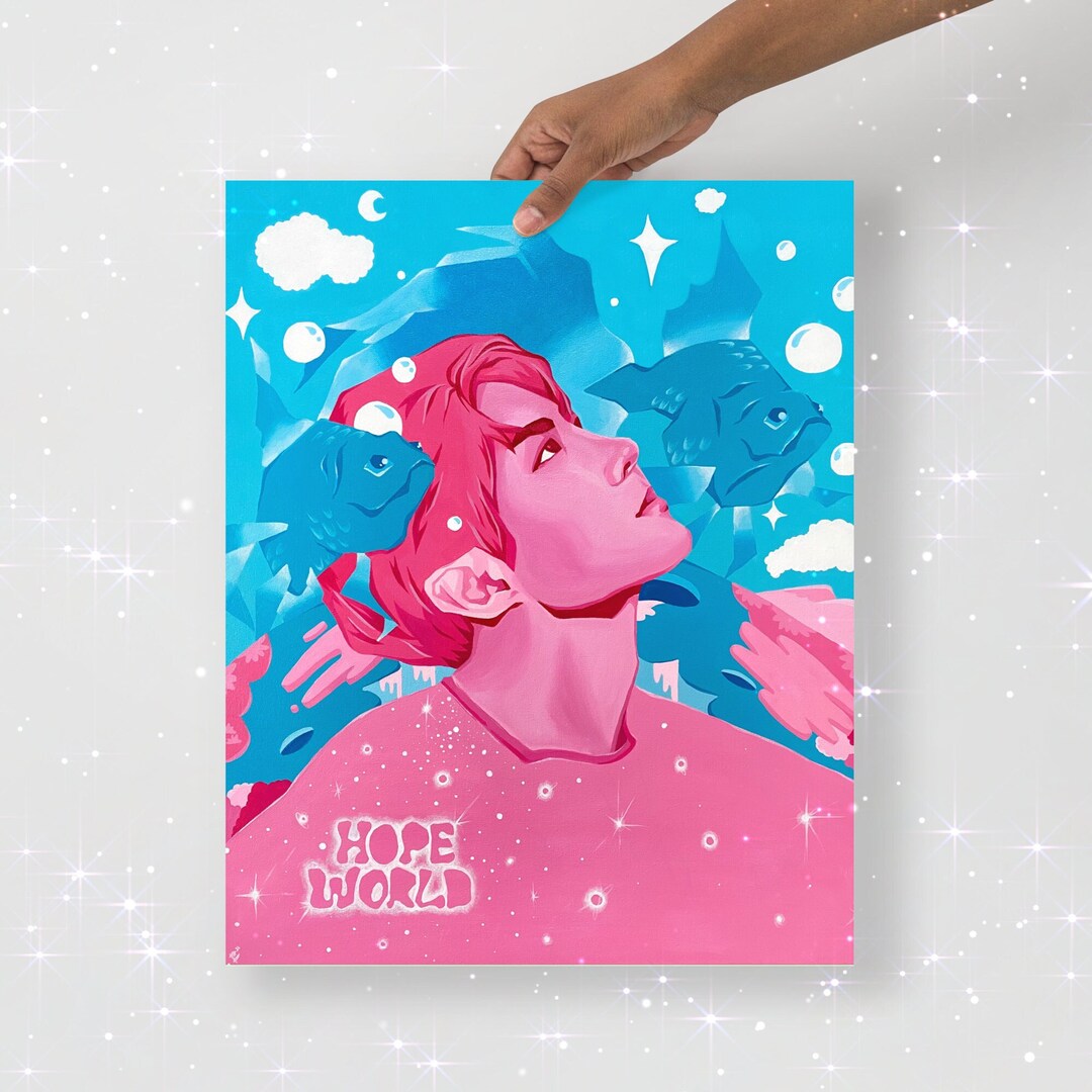 Daydream — Art Prints | J-hope Poster | Trippy Artwork | Jung Hoseok ...