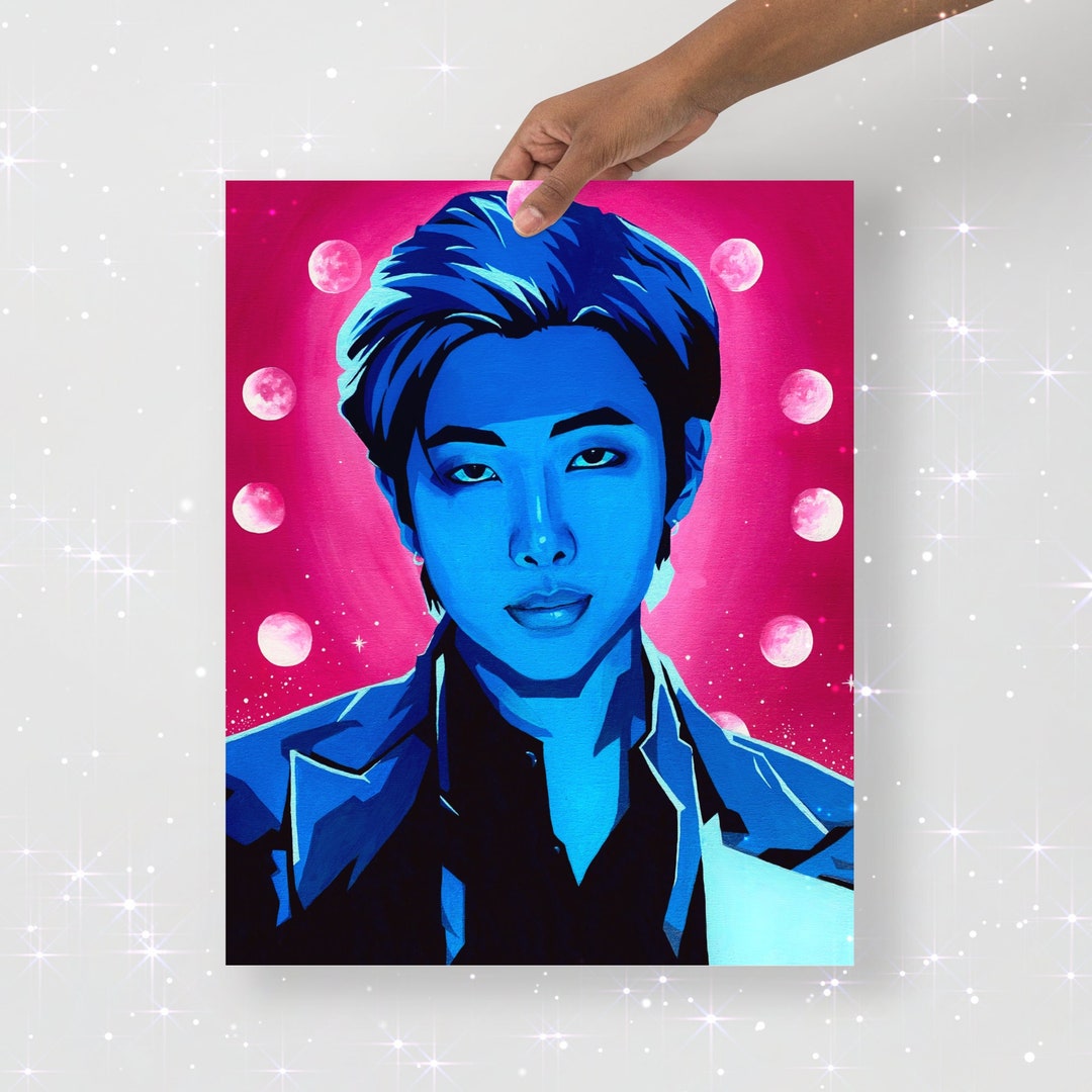 Moonchild — Art Print | Namjoon / RM Poster | Kpop Art Prints | BTS ...