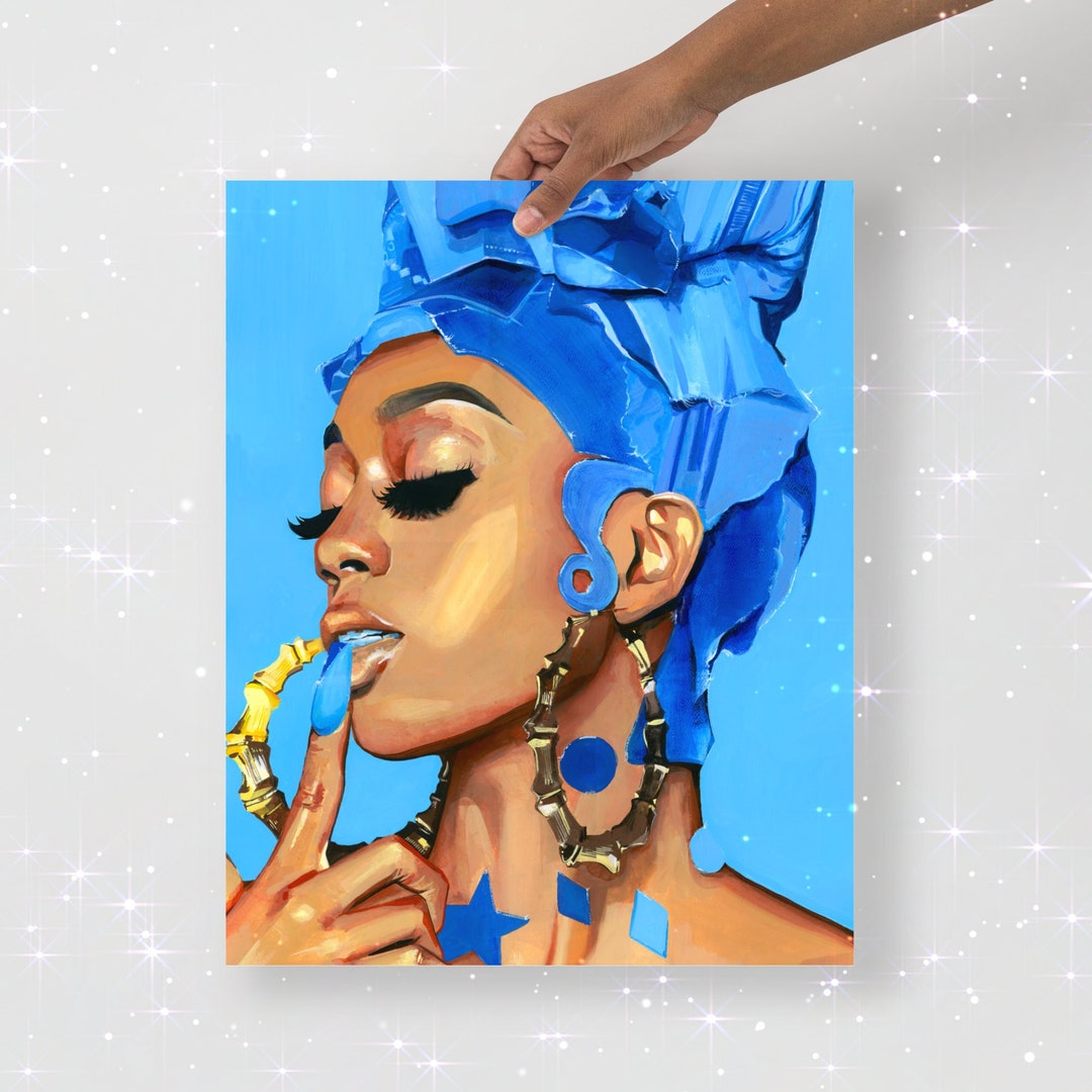 Flo Milli — Art Prints | Black Female Art | Flo Milli Poster | Framed ...