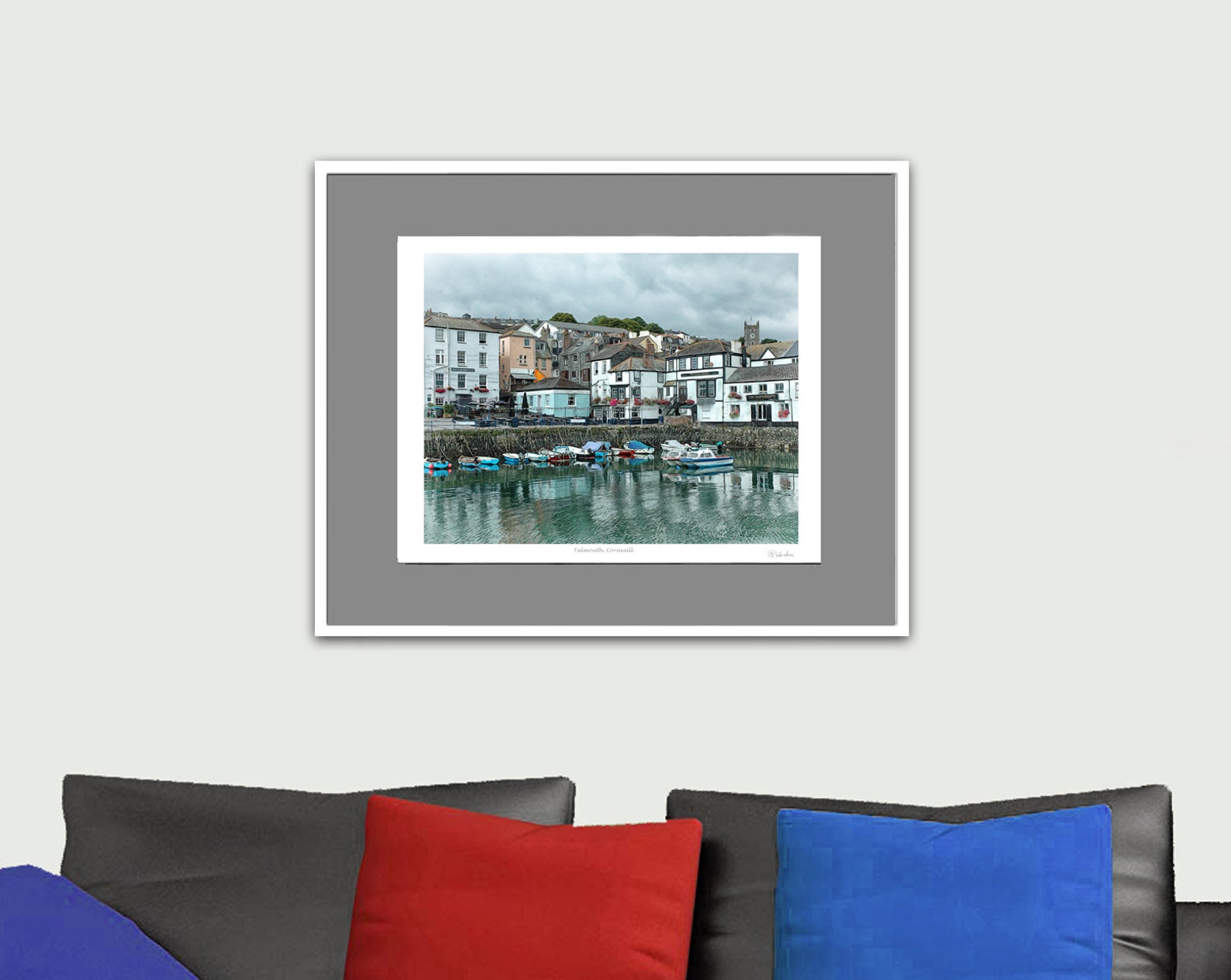 Falmouth Harbour Cornwall Art Print Picture Home Wall Art Decor Limited ...