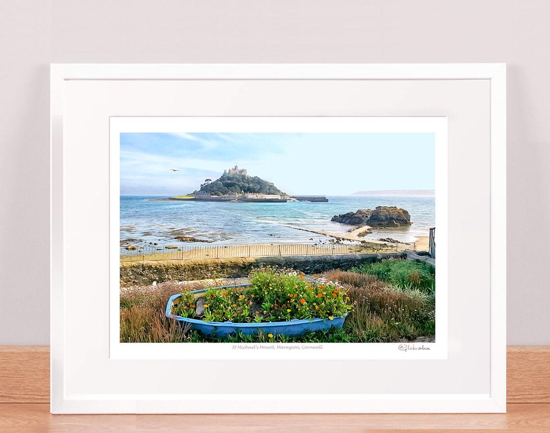 St Michael's Mount Cornwall Art Print, Picture, Poster. Marazion ...