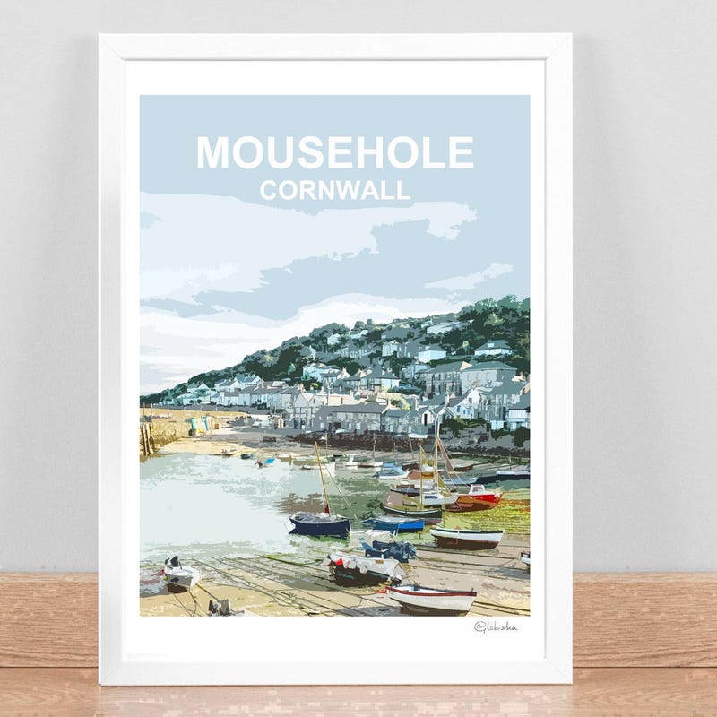 Mousehole Painting Print - Etsy UK
