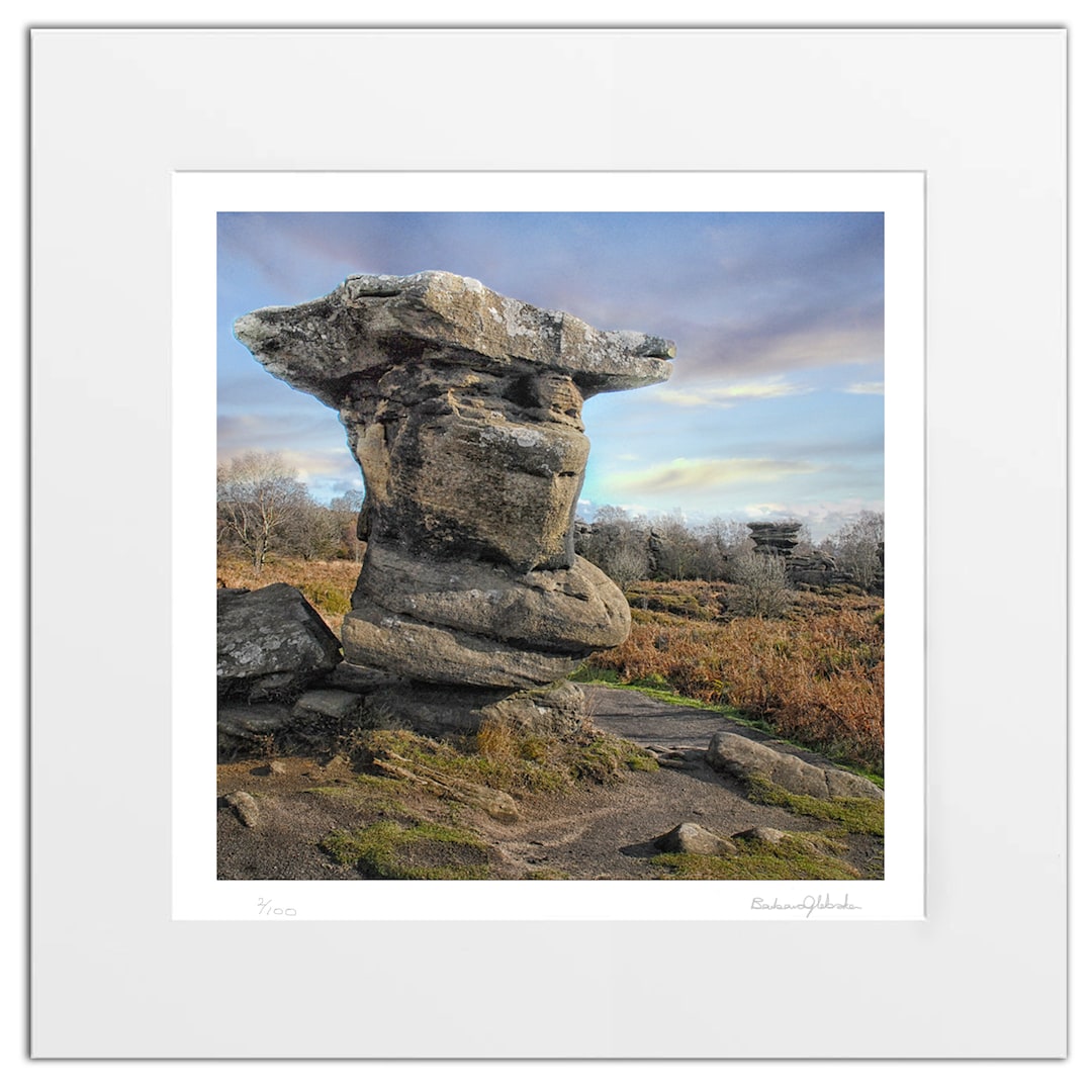 Brimham Rocks Autumn, North Yorkshire Art Print. Limited Edition Artist ...